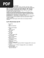 Left 4 Dead 2 Cheat Codes Guide | PDF | Weaponry | Leisure