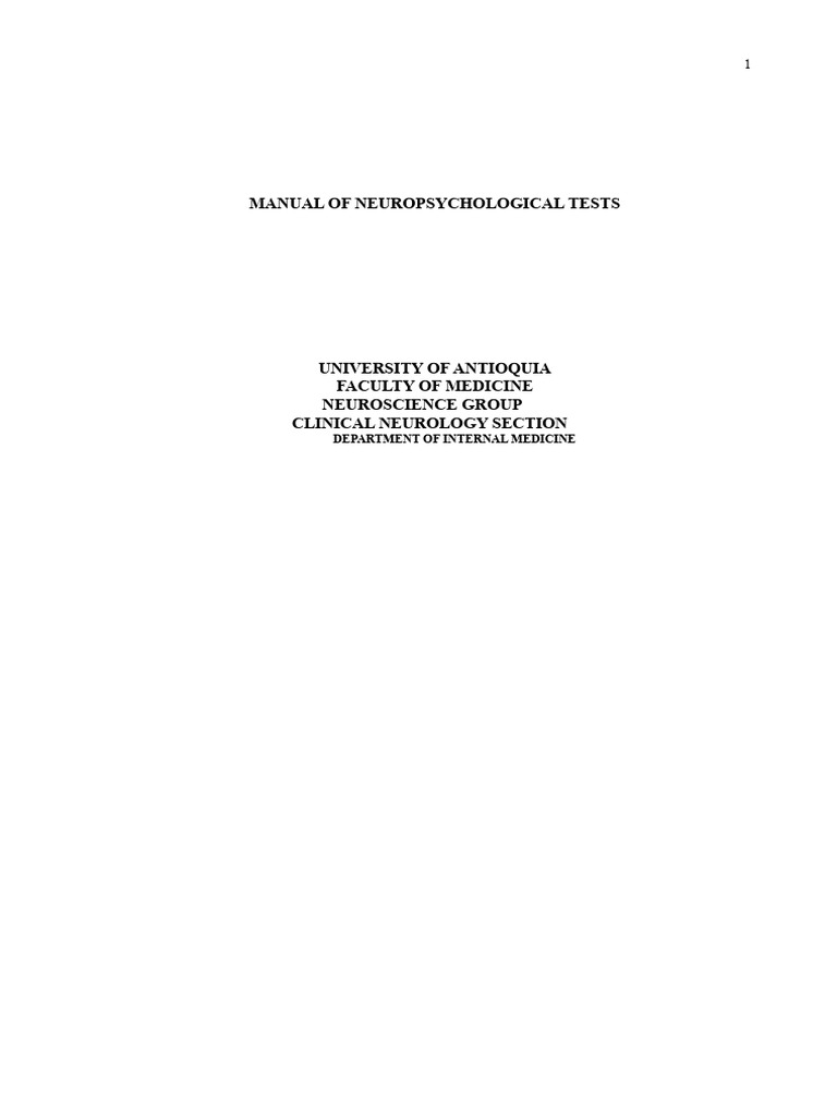 CERAD Neuropsychological Test Manual | PDF | Triangle | Rectangle