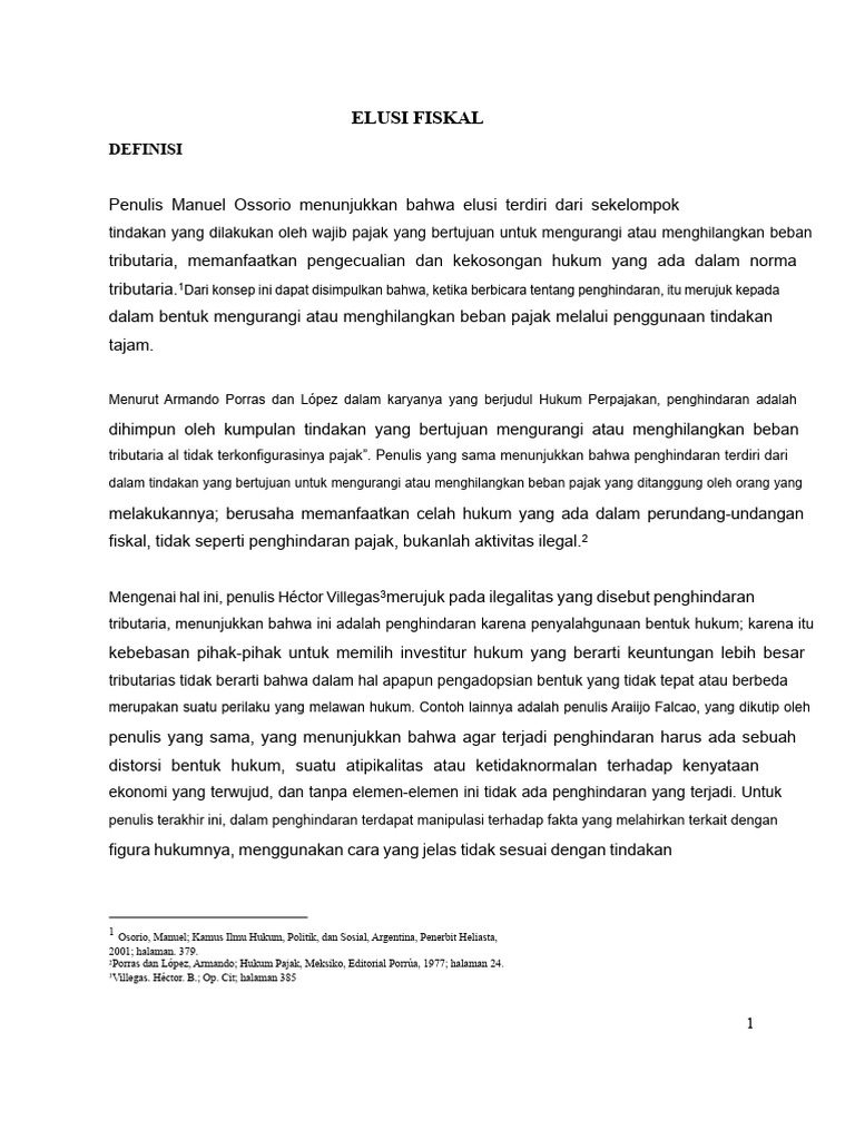 Memahami Elusi Fiskal dan Dampaknya | PDF