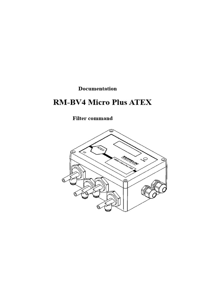 Control Device RM-BV4 Micro Plus ATEX | PDF | Power Supply | Fuse ...