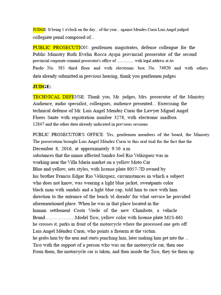 Simulation Closing Arguments | PDF | Prosecutor | Robbery