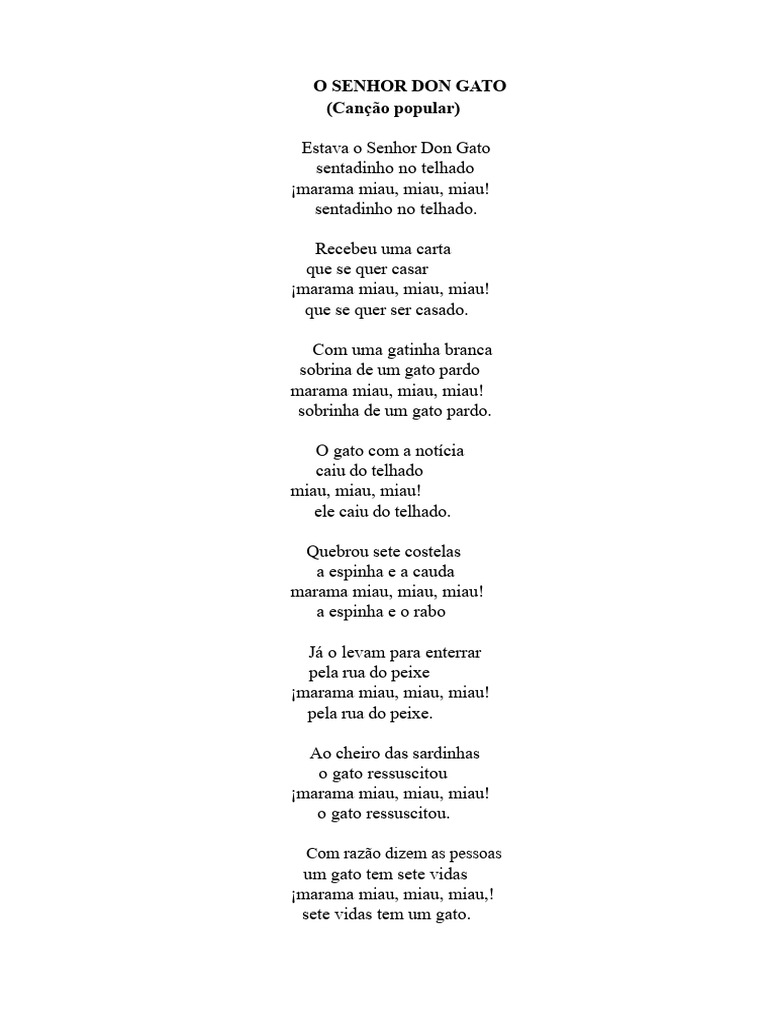 O Senhor Don Gato PDF | PDF