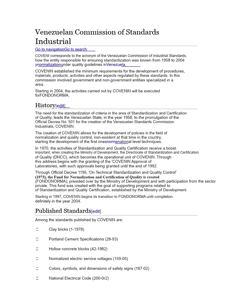 COVENIN 2249 Standards Overview | PDF | Radiation Protection ...