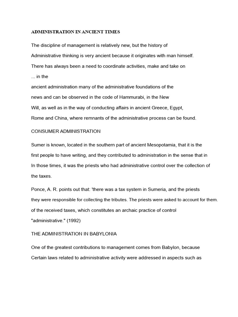 Ancient Administration Practices | PDF | Ancient Rome | Ancient History