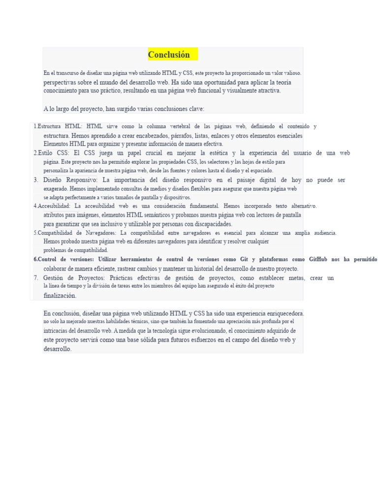 Conclusión | PDF | HTML | Red mundial