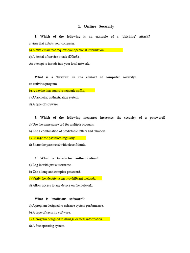 Essential Online Security Concepts | PDF | Security | Computer Security