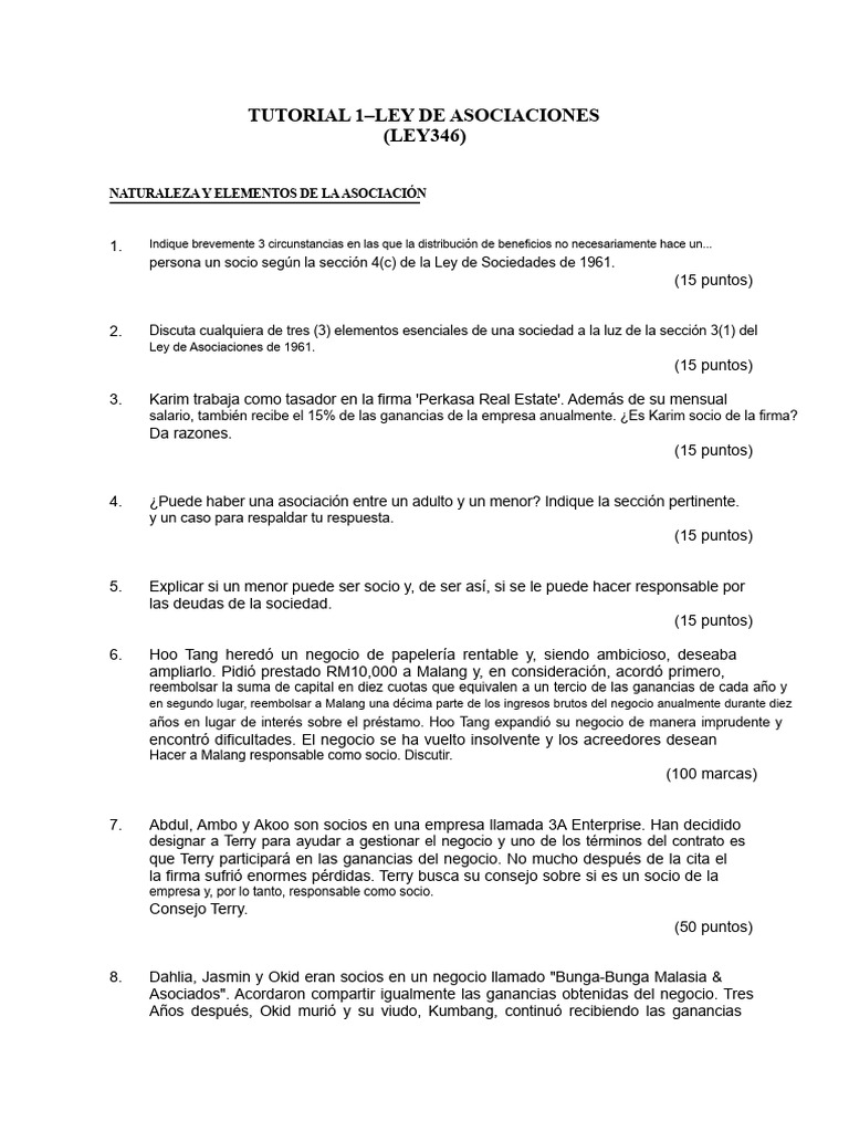 Tutorial 1 3 | PDF | Deuda | Economias
