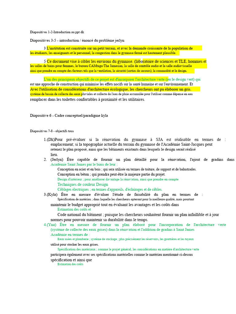 Script Pré-Oral | PDF | Planification