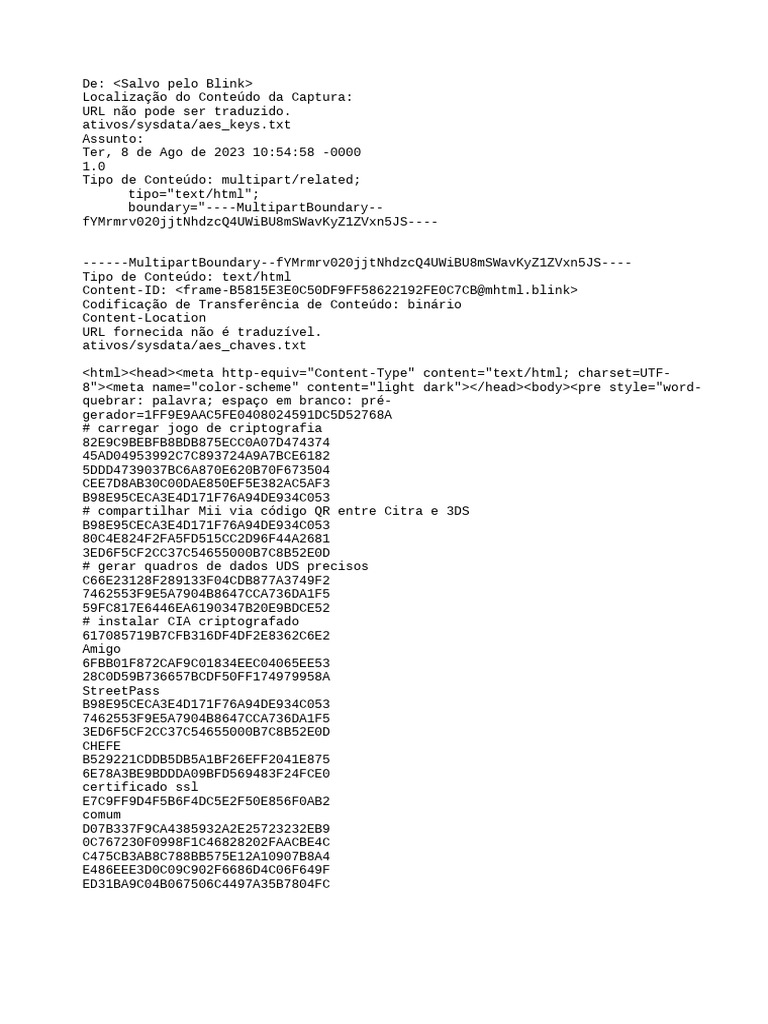Raw.githubusercontent.com Weihuoya Citra Master Src Android App Src Main Assets Sysdata Aes Keys ...