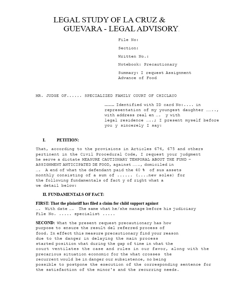Format of Precautionary Measure | PDF | Justice | Crime & Violence