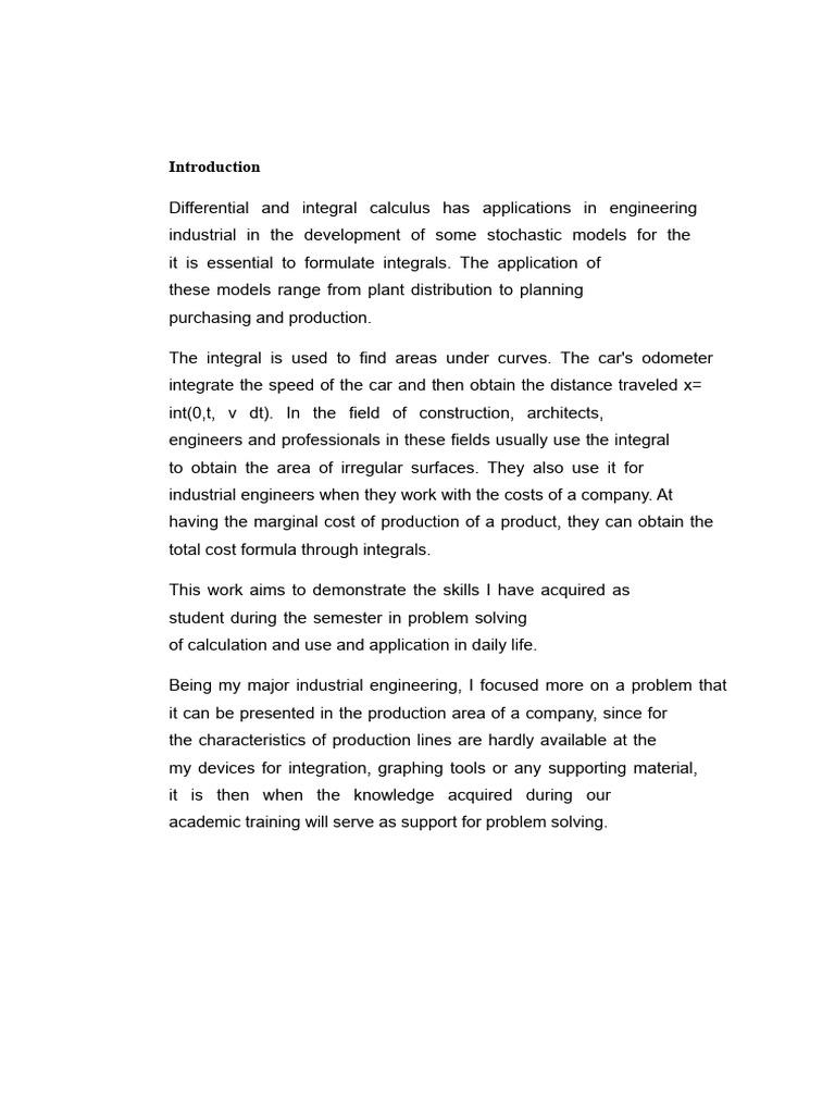 Applications of Integrals in Engineering and Industry | PDF | Laws Of ...