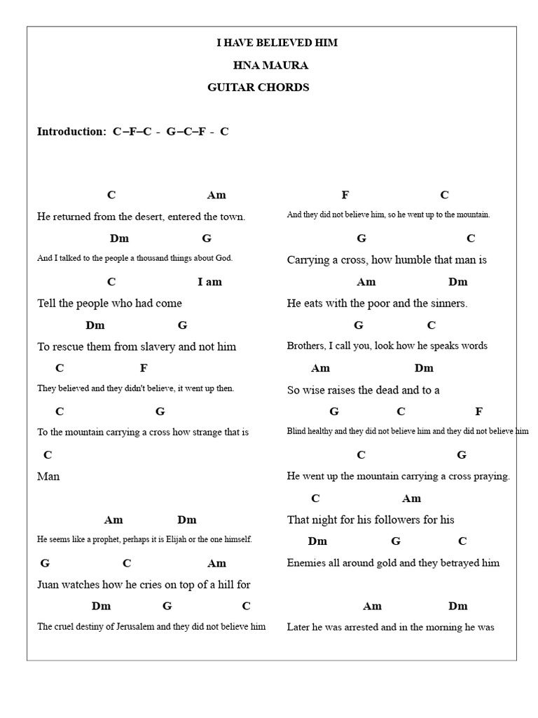 I have believed him/her, Sister Maura. | PDF | Jesus | Glory (Religion)