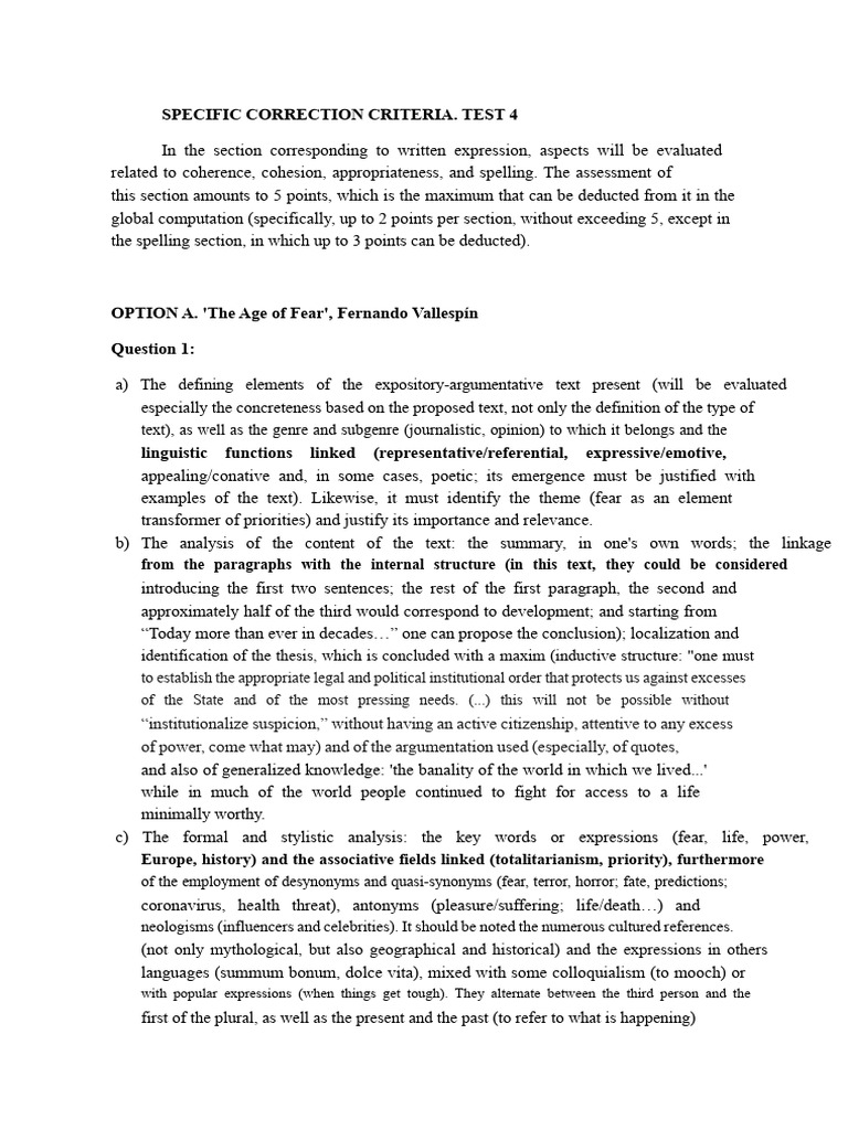 Written Expression Assessment Criteria | PDF