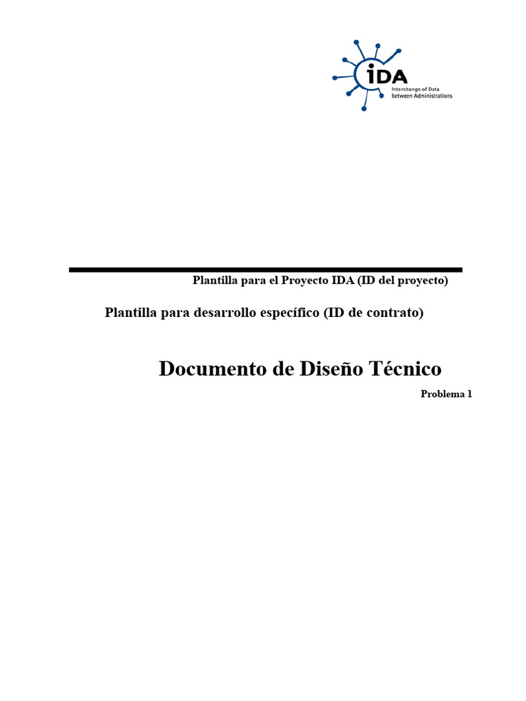 Documento de Diseño Técnico | PDF | Software | Lenguaje de modelado ...
