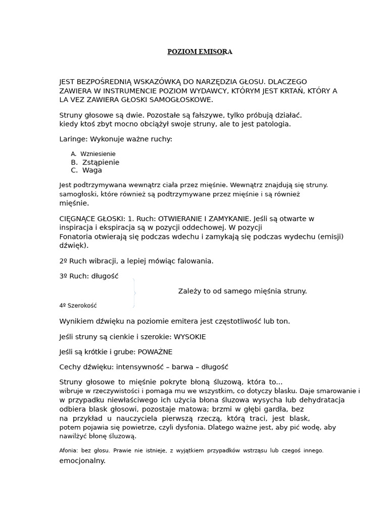 Poziom Nadawca | PDF