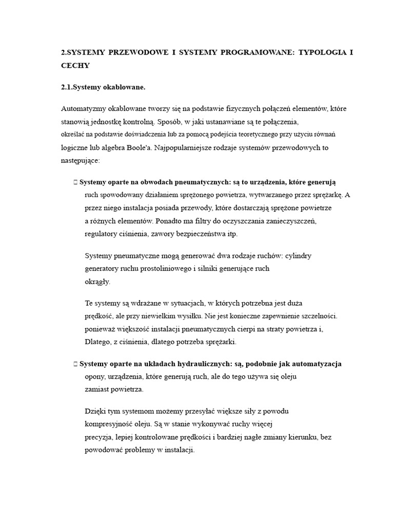 Systemy Przewodowe Vs Programowe | PDF