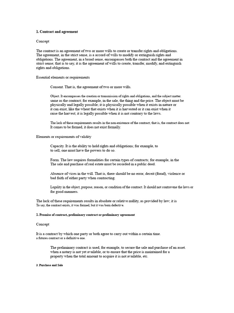 Contract and Agreement As Well As Examples | PDF | Prices | Loans