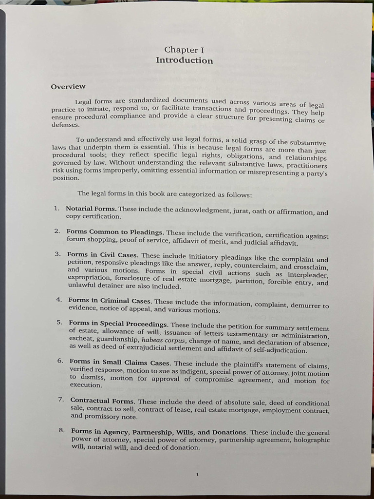 Cahpter 1 3 Forms | PDF