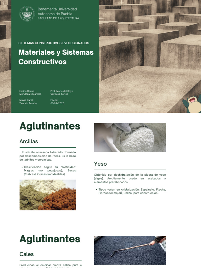 Materiales y Sistemas Constructivos - 20250905 - 085355 - 0000 | PDF ...