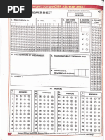 Navodaya Vidyalaya Omr Sheet Sample | PDF