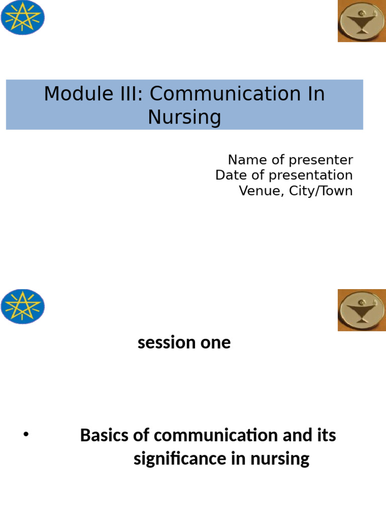 Communication Essentials in Nursing | PDF | Communication | Dose ...