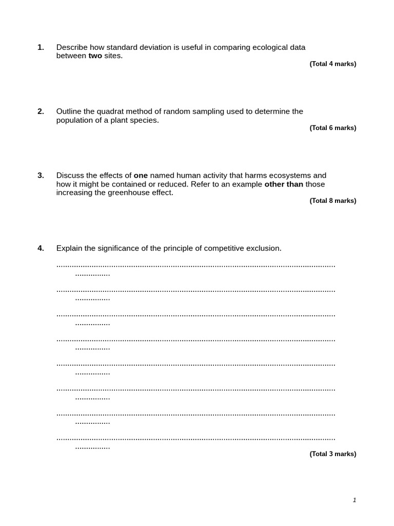 Ecology | PDF | Ecology | Ecosystem