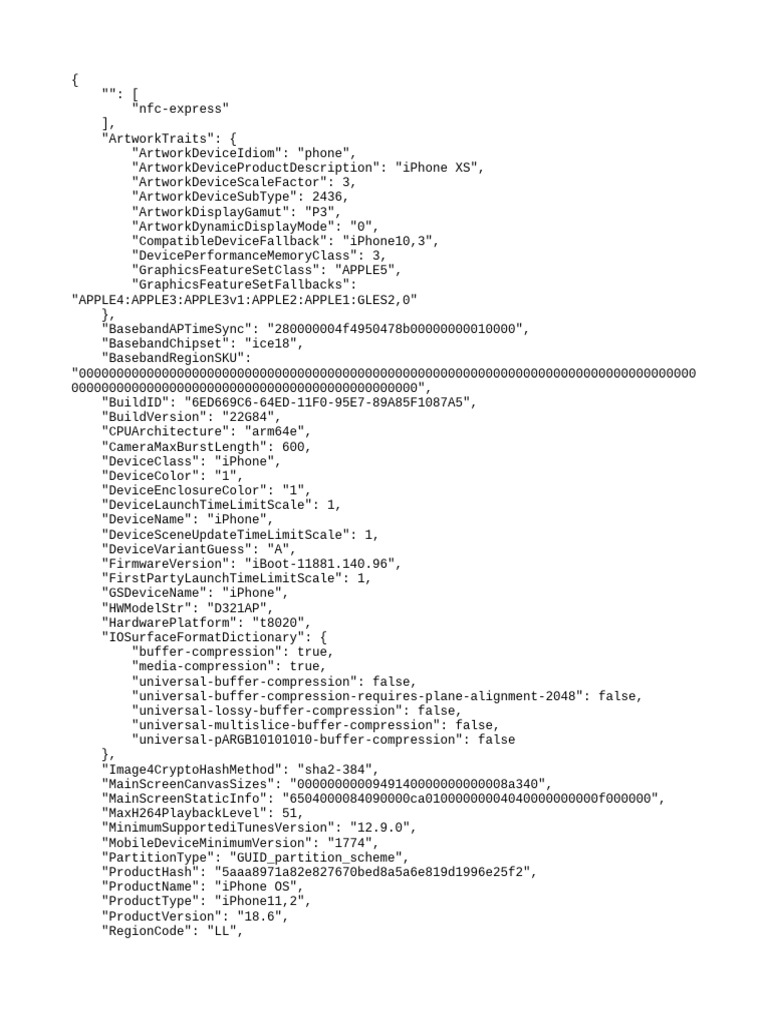 iPhone XS Device Information Summary | PDF | Personal Computing ...