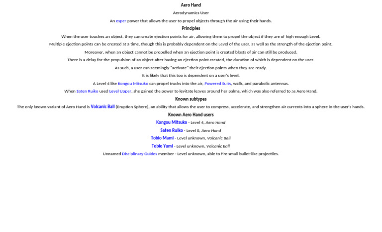 Aero Hand: Propulsion Powers Explained | PDF | Flight | Ballistics