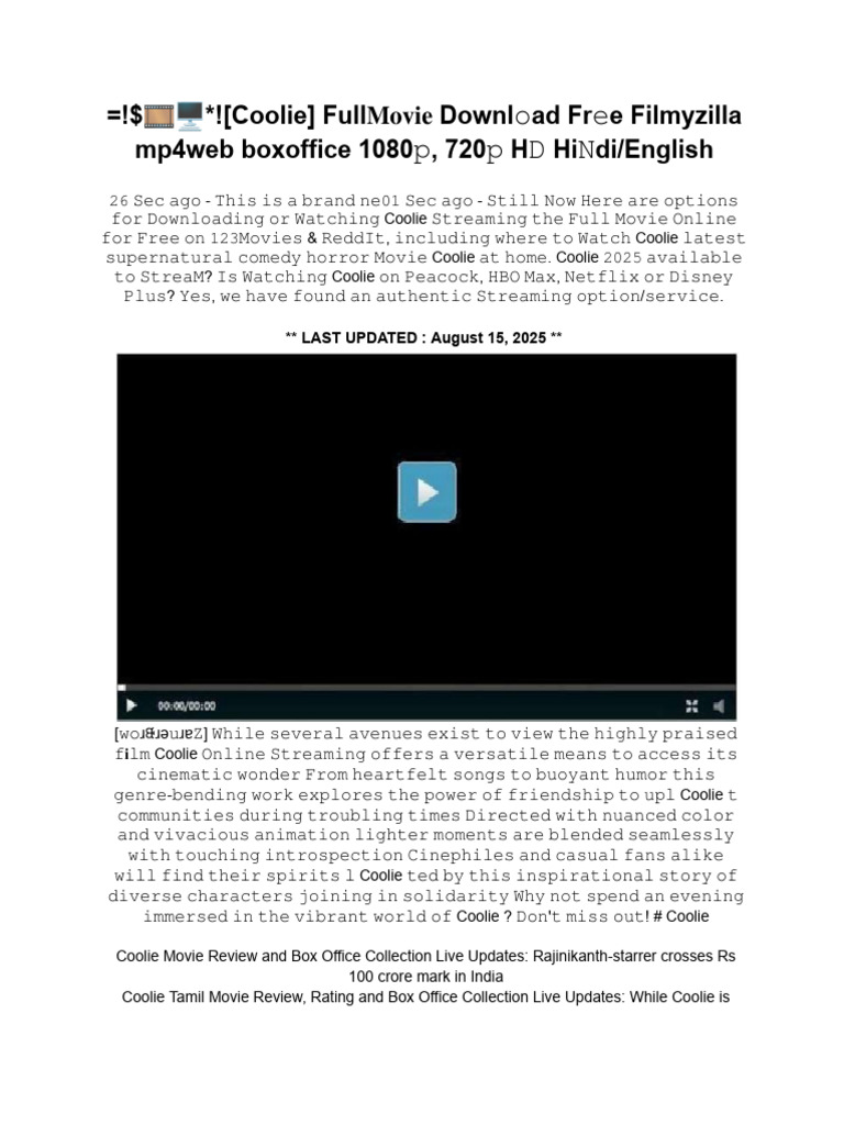 Element - 42 - Coolie Hindi Us10.pdf - TMP | PDF | Cinema Of India