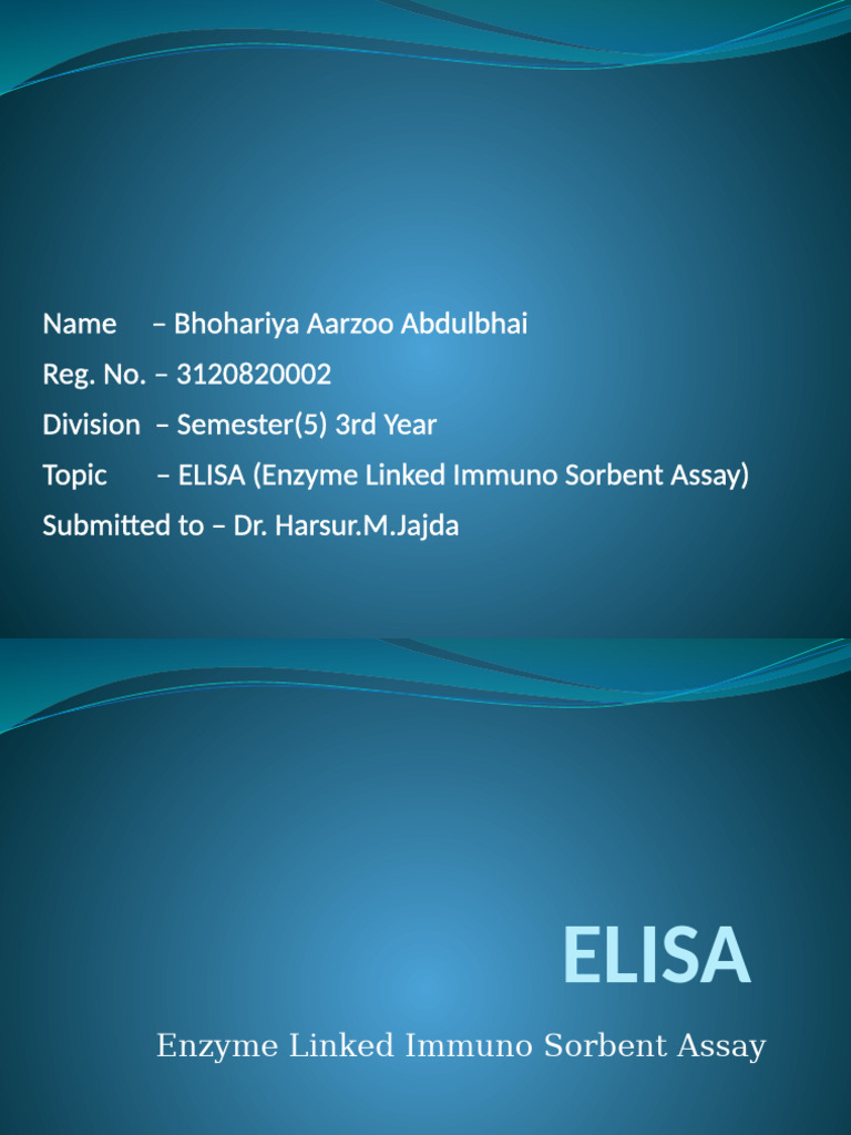 ELISA: History and Applications | PDF | Elisa | Antibody