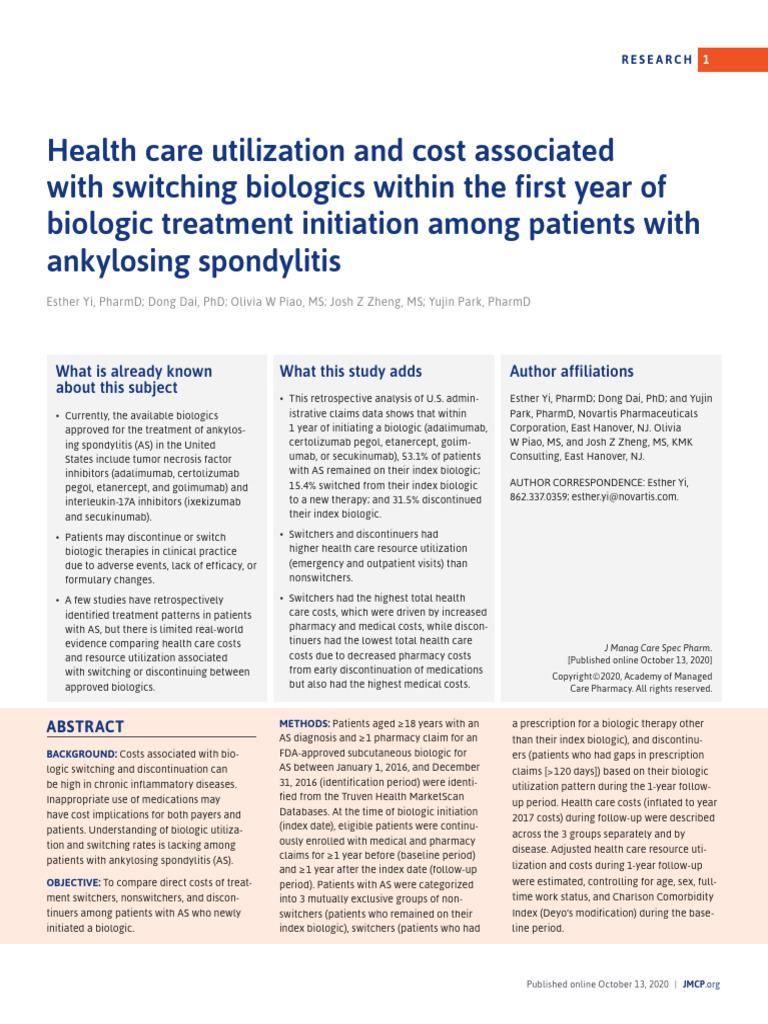 [Journal of Managed Care & Specialty Pharmacy 2021-jan vol. 27 iss. 1 ...