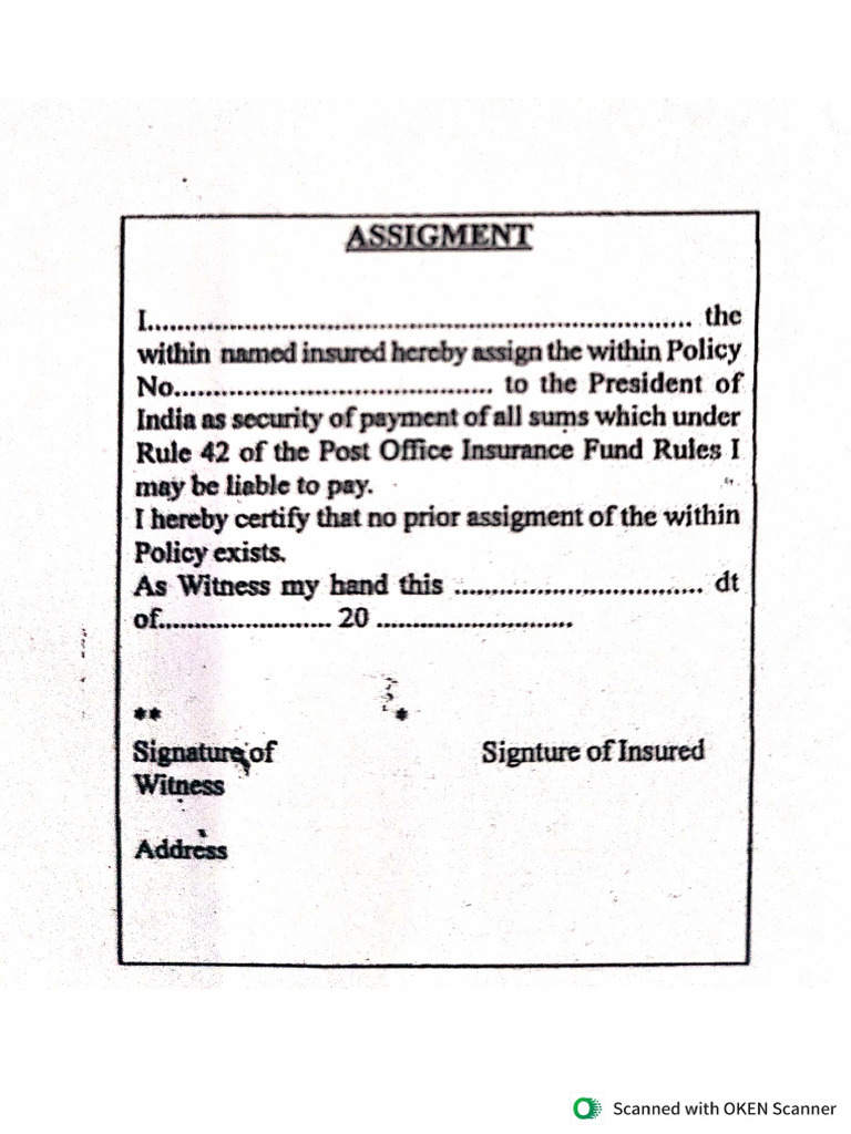 Loan Assignment | PDF