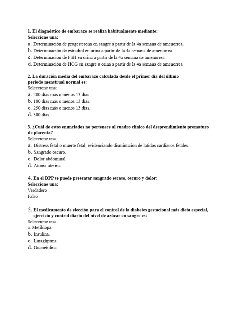 Pp, Sp y Final de Jorkmannn Preee Sin Respuesta | PDF | El embarazo ...