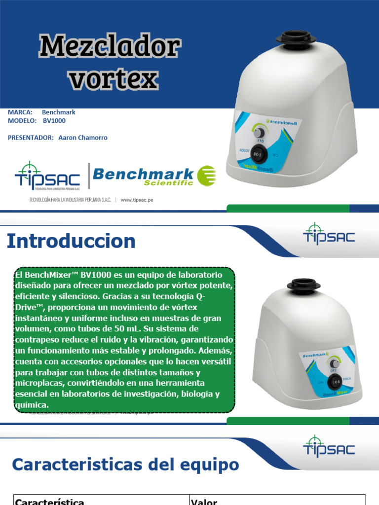 Mezclador Vortex | PDF