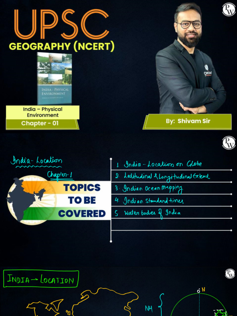 Indian Geography Class 11 NCERT Chapter 1 | PDF