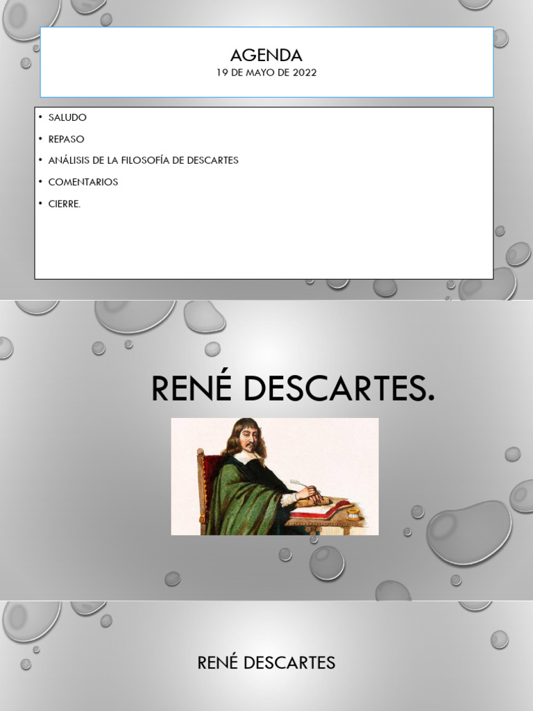 Filosofía Descartes Estudio 4 | PDF | René Descartes | Metafísica