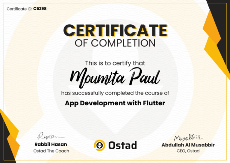 Moumita Paul Flutter 1 C5298 | PDF