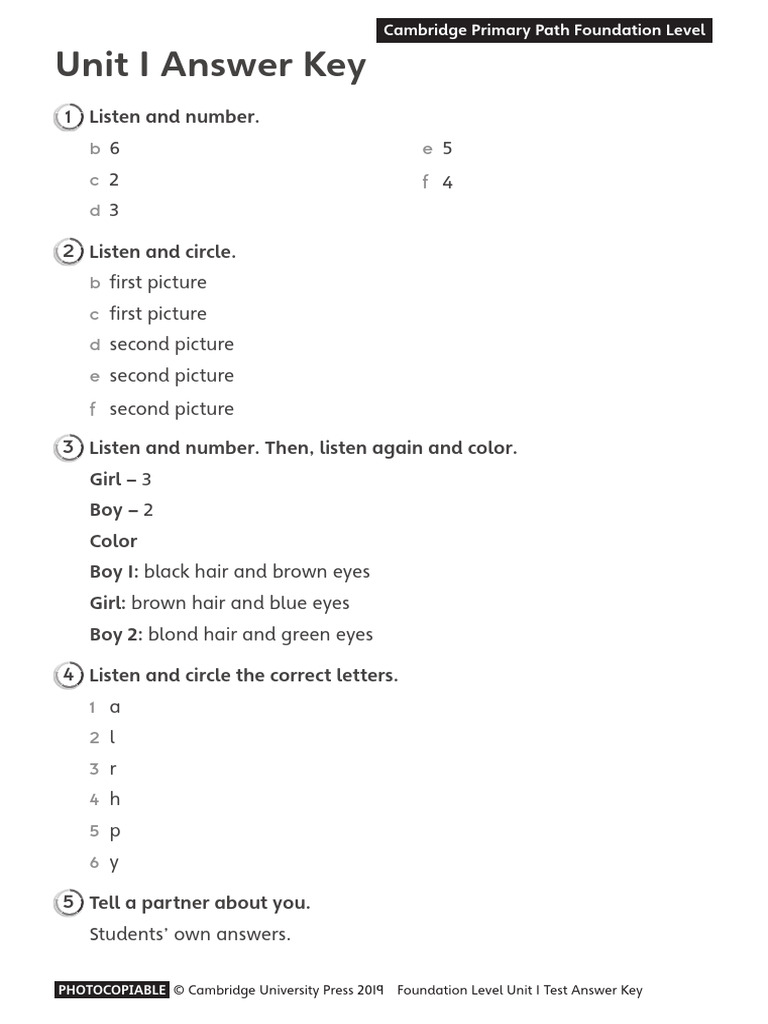 CPP Ut U1 Answer Key | PDF