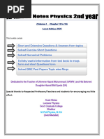 2nd Year Physics Full Book PB | PDF