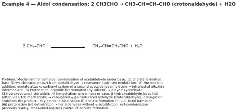 Example4 Aldol Acetaldehyde Img | PDF