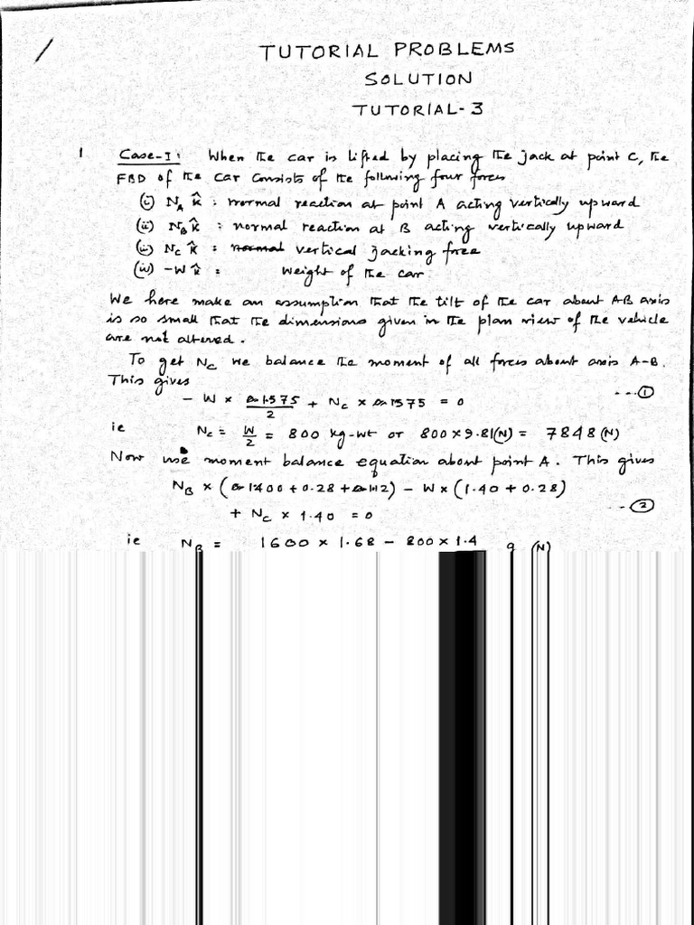 Tutorial 3 Solutions | PDF