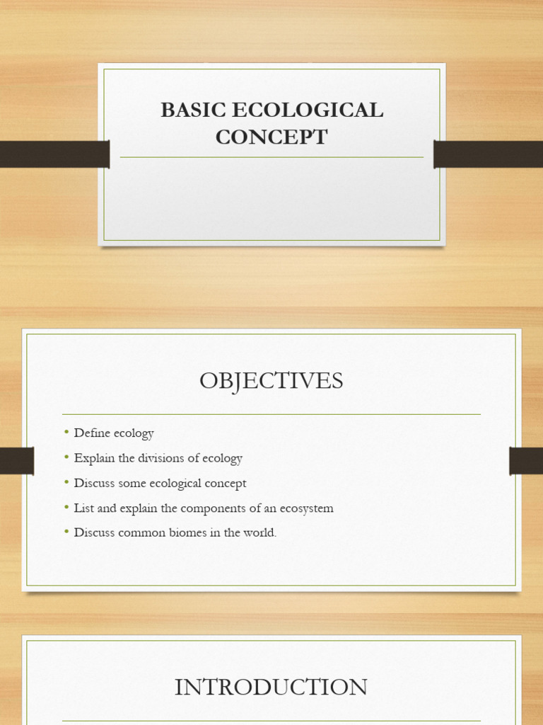 Understanding Basic Ecology Concepts | PDF | Ecosystem | Ecology
