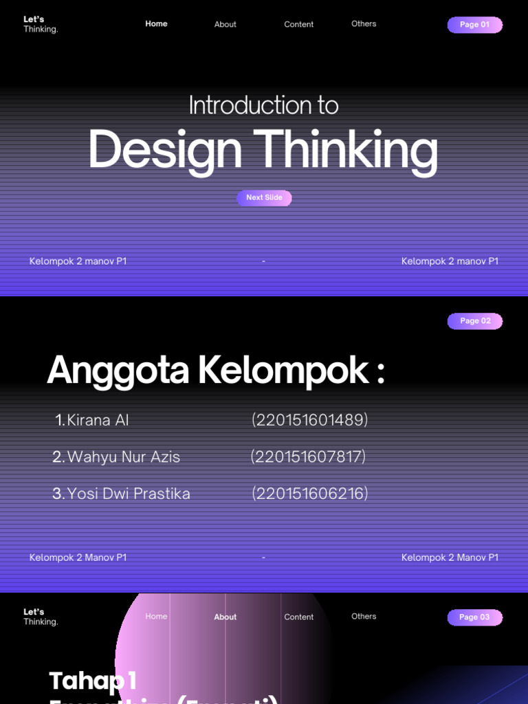 Kelompok 2 Manov Design Thinking | PDF