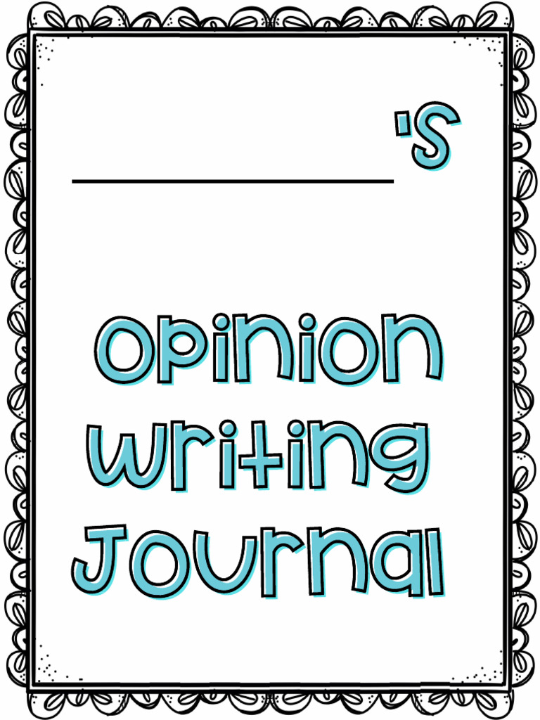 Opinion Writing 1st Draft | PDF | Plural | Phrase