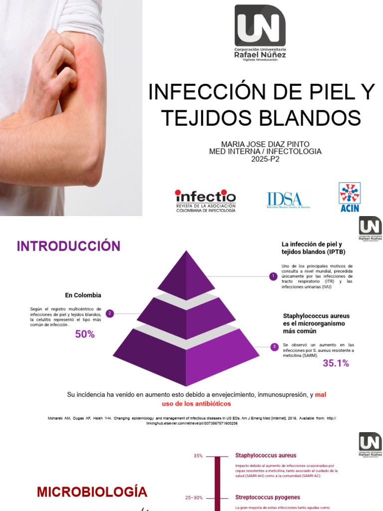 Infección de Piel y Tejidos Blandos | PDF | Staphylococcus Aureus ...