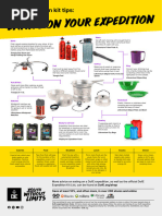 DofE Expedition KitList January 2025 | PDF