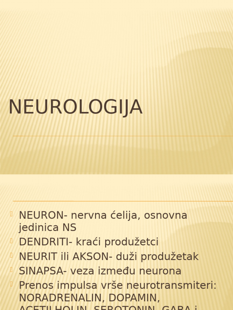NEUROLOGIJA | PDF