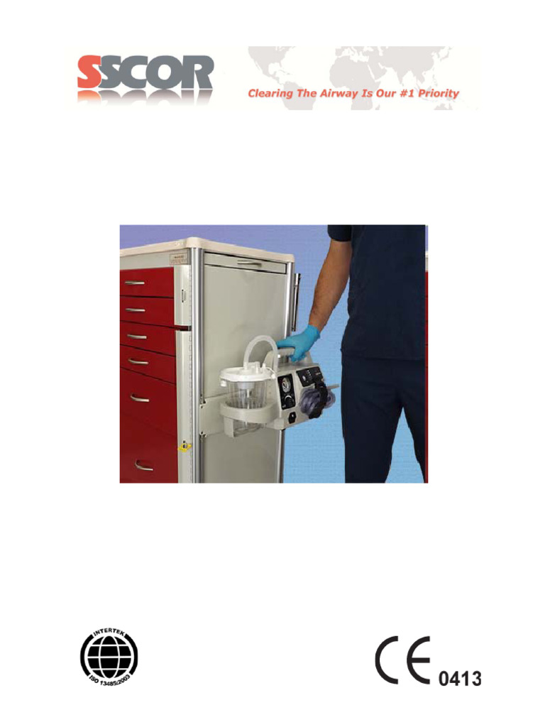 SSCOR Duet 2314 Suction Pump Manual | PDF | Vacuum | Pump