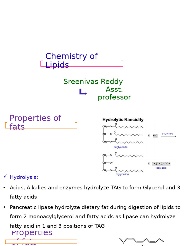 Properties of Fats, Cholesterol | PDF | Lipid | Fat