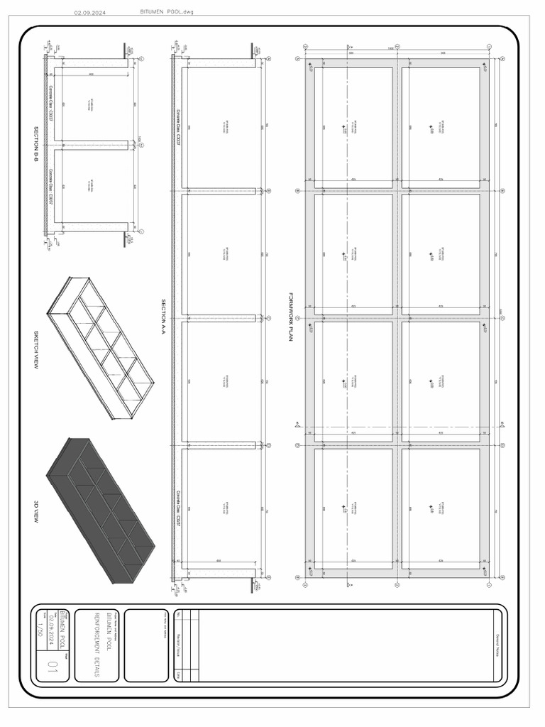 Bitumen Pool Plan-01 | PDF